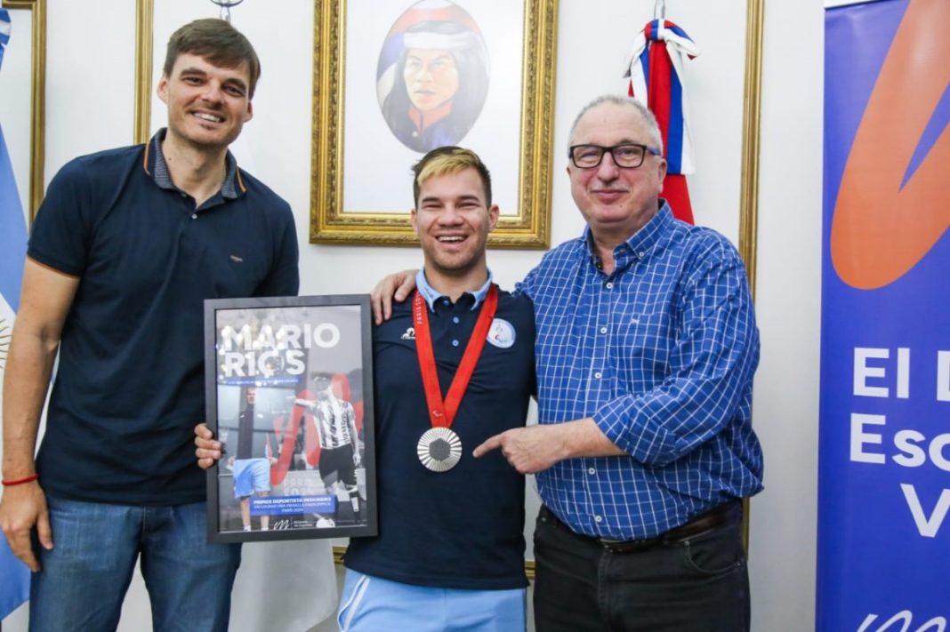 Passalacqua homenajeó al misionero medallista olímpico de París 2024 ...